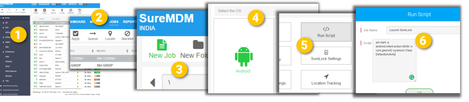 How To Use Android Shell Scripting With Suremdm 42gears Knowledge Base