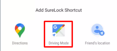 How to add Driving Mode widget in SureLock Android ? - 42Gears Knowledge Base