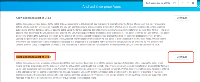 How to Blacklist & Whitelist URL in Chrome Browser on Android Devices ...