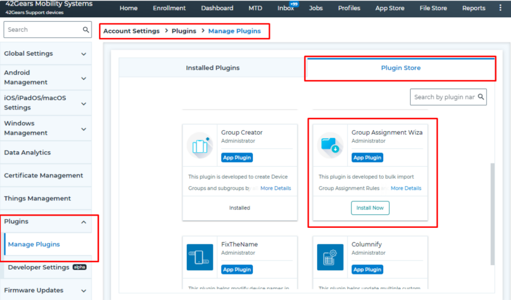 How To Use The Group Assignment Wizard plug-in Available On SureMDM ...