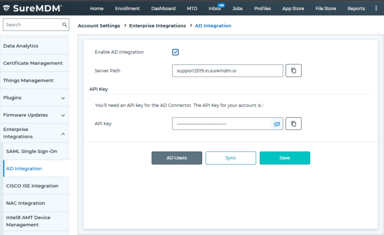 How to Setup Active Directory (AD) Sync with SureMDM to Create Groups - 42Gears Knowledge Base