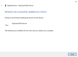 How to manually install the Keyboard Driver on Windows 10 for SureLock - 42Gears Knowledge Base
