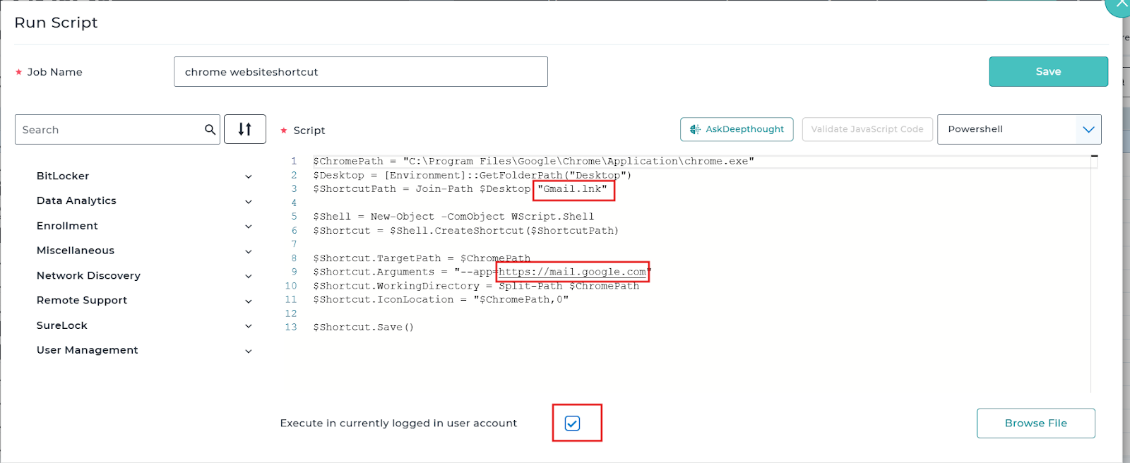 How to Allow Windows Chrome Web App Shortcut Using PowerShell via ...